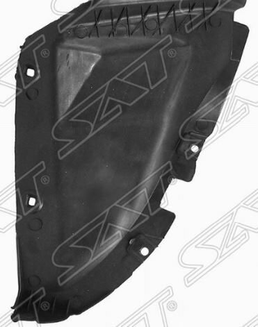 Подкрылок SAT 868221, для KIA CERATO 08-13, правый, задний, черный