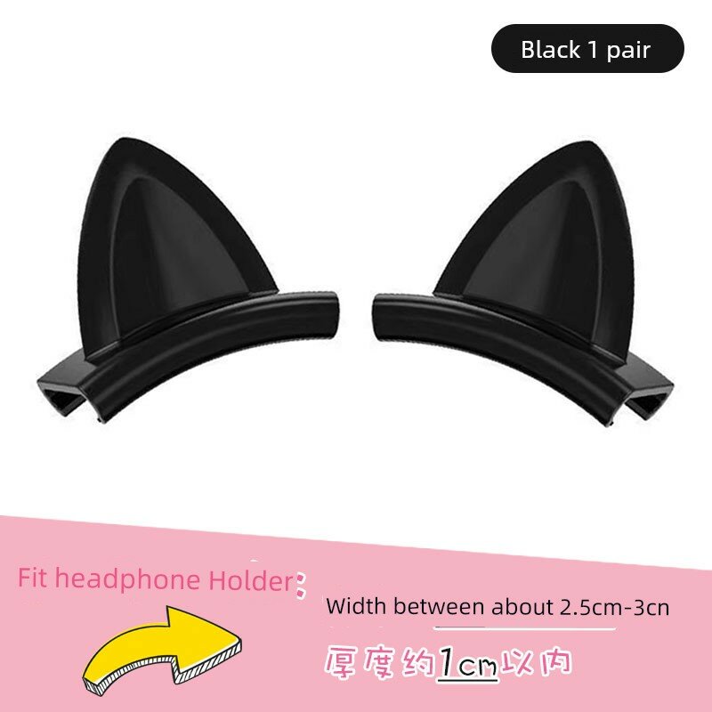 Съемные кошачьи ушки, подходящие для игровых наушников MCHOSE V9 Pro, аксессуары в виде кошачьих ушек, милый декор для