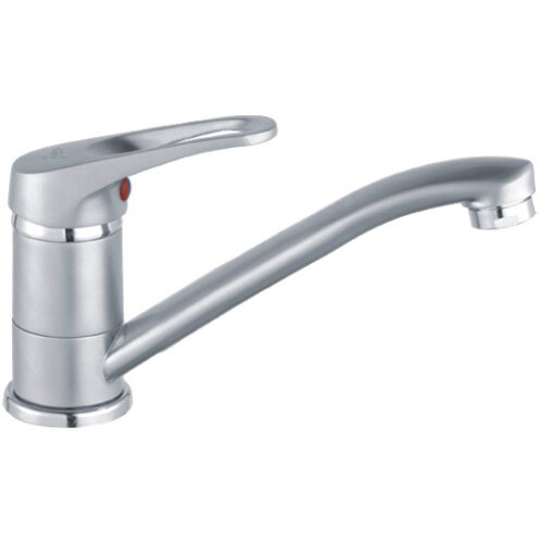 Смеситель Ledeme L4513-1, кухня, поворотный, матовый, длина излива 18 см, латунь