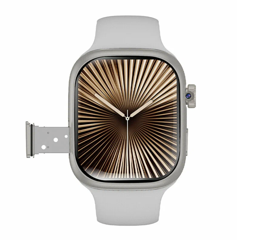 Умные смарт часы с сим картой и видеокамерой. Часы - телефон Белые