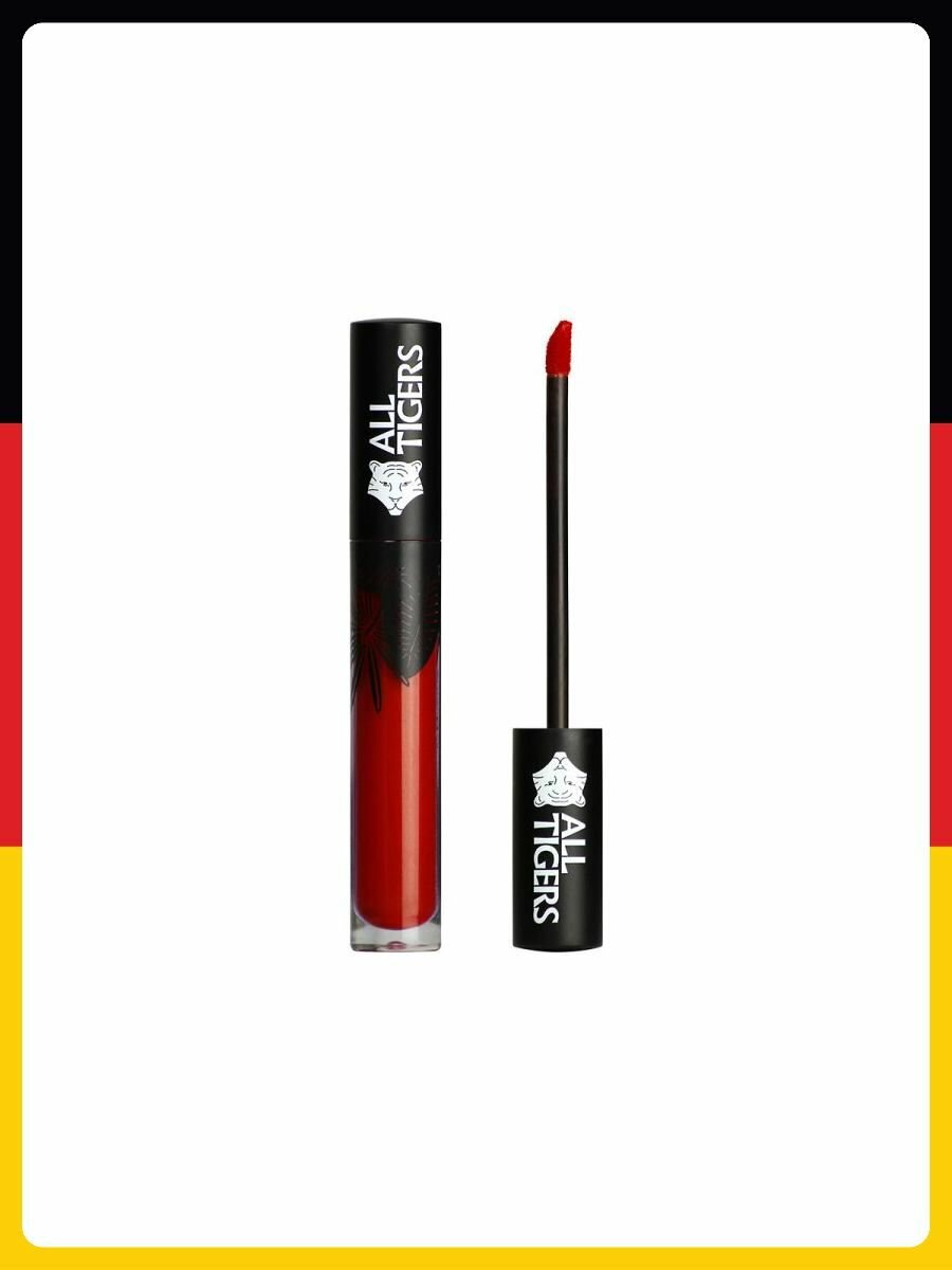 Губная помада All Tigers Liquid Lipstick 887 Burgundy Red 8 ml