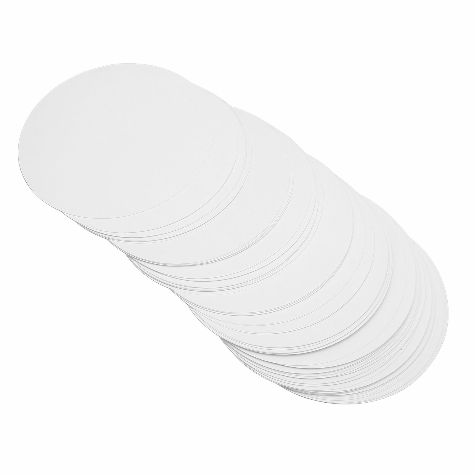 100 шт. круглые бумажные значки для самостоятельного изготовления, пустые бумажные листы для бейджей и декора