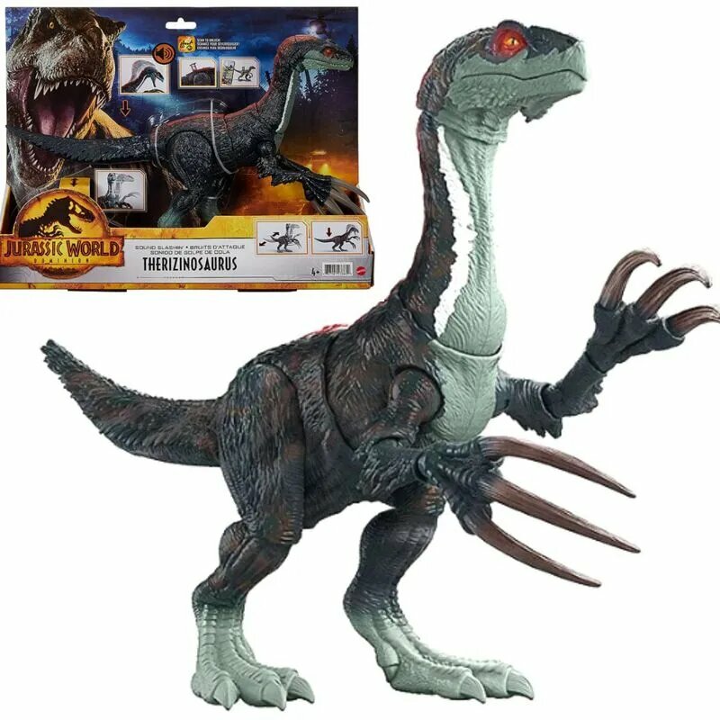 Фигурка динозавра Mattel Jurassic World Теризинозавр GWD65 Мир Юрского периода: Господство! 2022