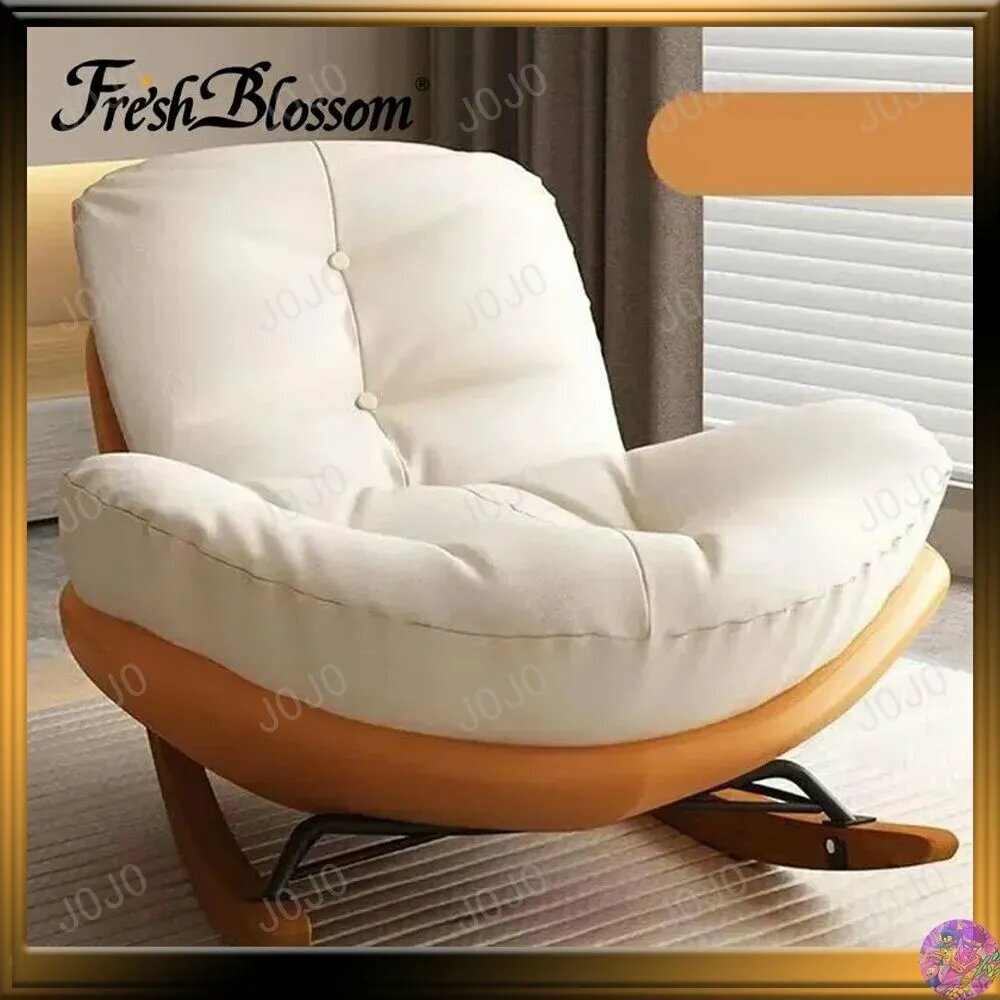 Кресло-качалка, 95х65х110 см，Кресло-качалка, шезлонг, диван для отдыха, гостиная, балкон