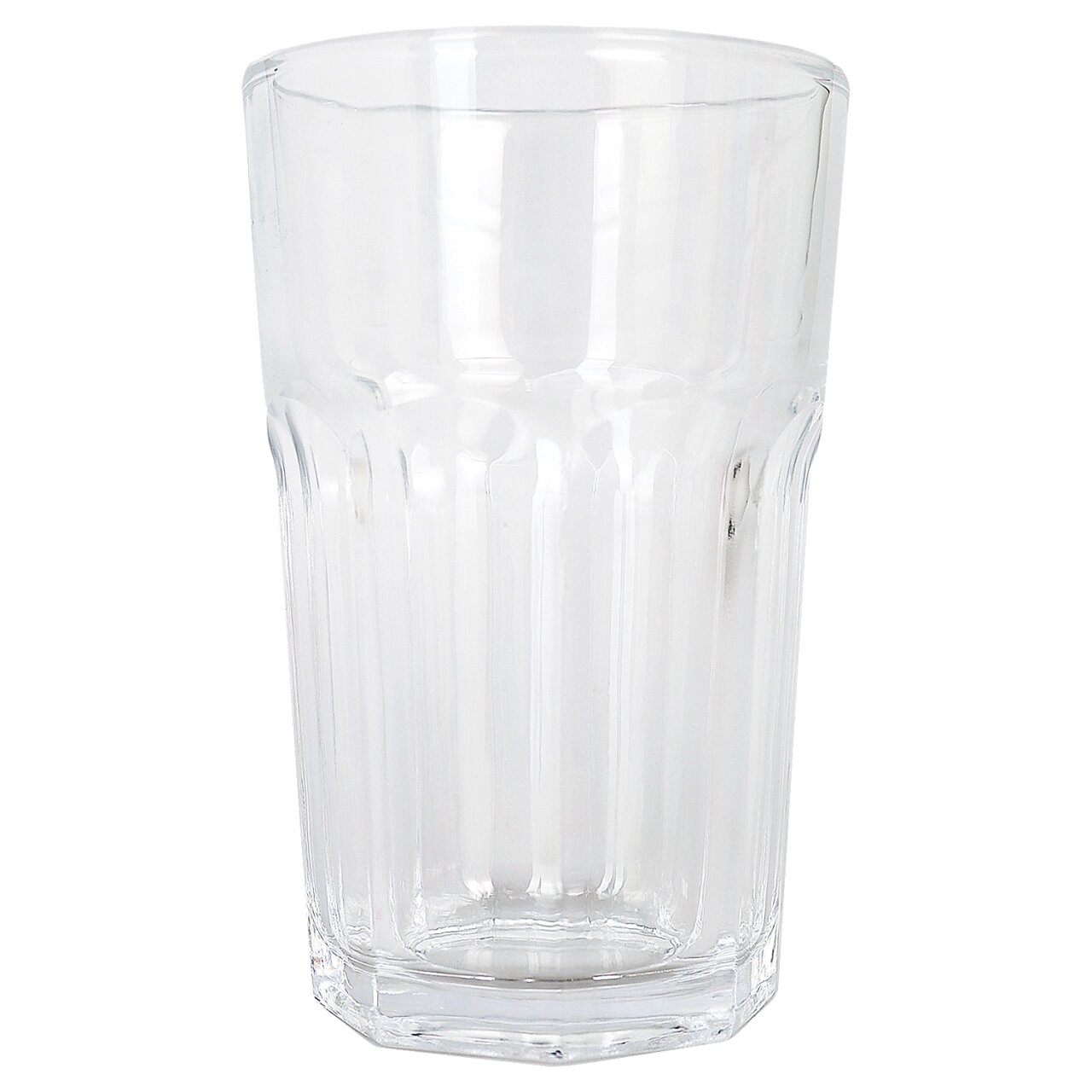 Стакан стеклянный 260 мл прозрачный без декора для воды и напитков дома и офиса
