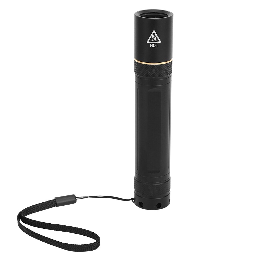 Мощный светодиодный фонарик 5 Вт с ультрафиолетовым черным светом 360 нм для обнаружения валюты, флуоресцентный УФ-фонарь для защиты от подделок