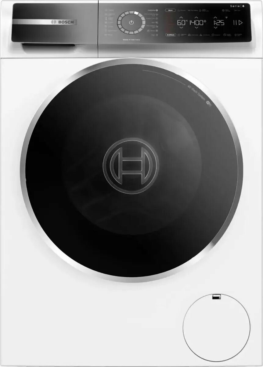 Стиральная машина Bosch WGB24400ME, с LED-дисплеем, 16 программ стирки, загрузка 9 кг