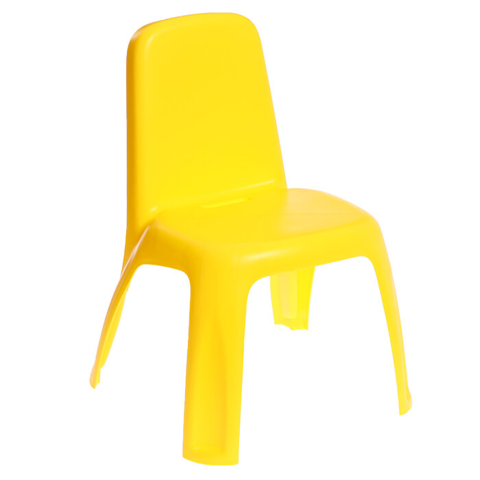 Стул детский пластиковый "Желтый" 10200114 10513788