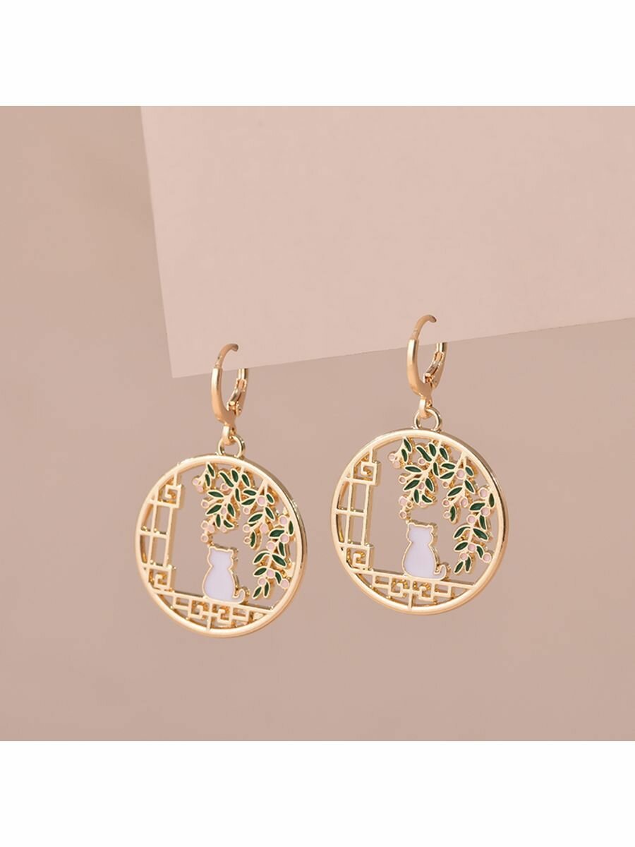 Серьги, эмаль