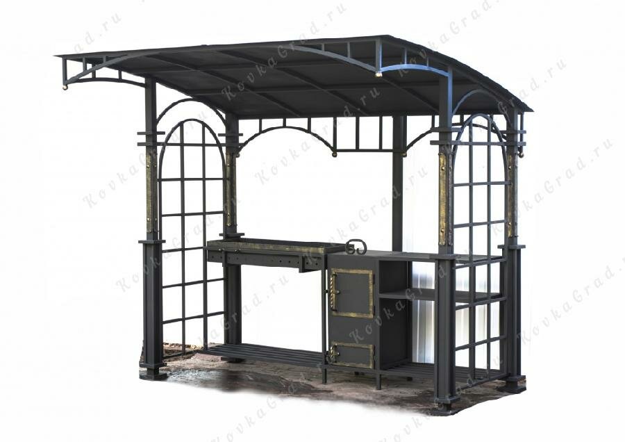 Мангал с навесом «Байкал-2»