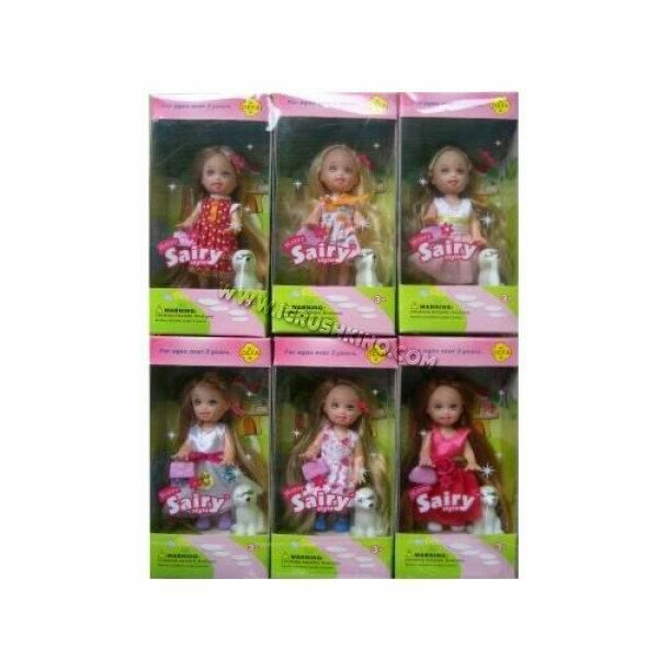 Кукла DEFA Lucy "Happy Sairy Style", с собачкой, в коробке