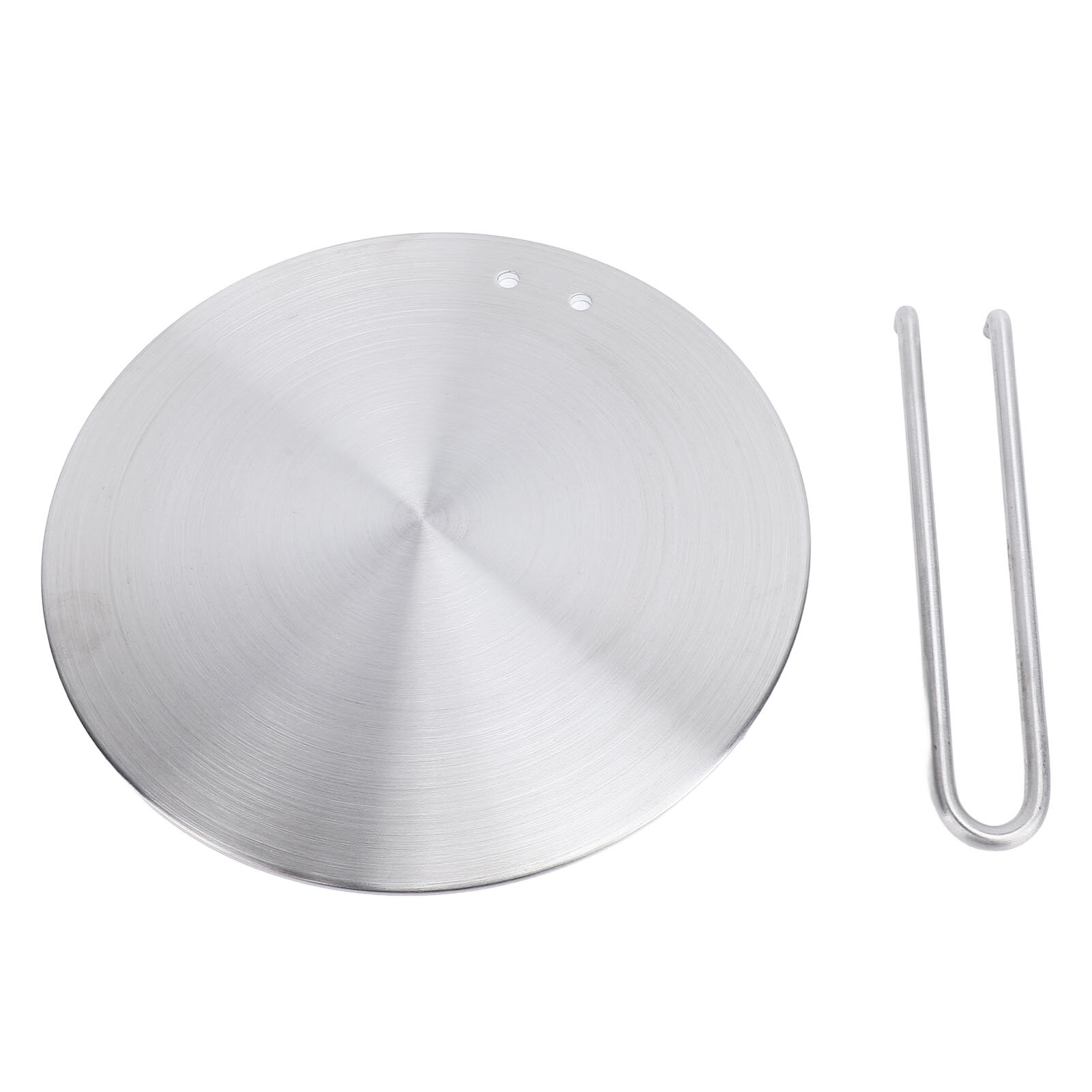 Теплорассеиватель из нержавеющей стали со съемной ручкой, круглый индукционный адаптер для газовой плиты, стеклянная варочная панель 24