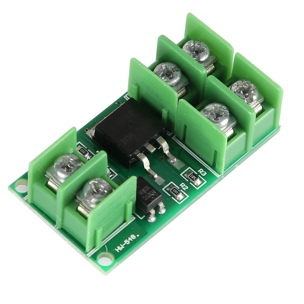 Электронный коммутатор на PMOS транзисторе, входное напряжение сигнала 3V/5V/12V/24V/36V.
