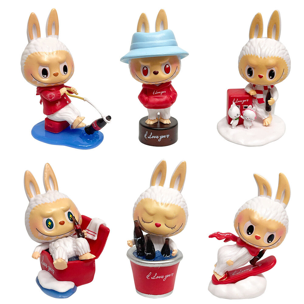 Фигурка LABUBU THE MONSTERS - COCA-COLA Series Figures, монстры лабубу