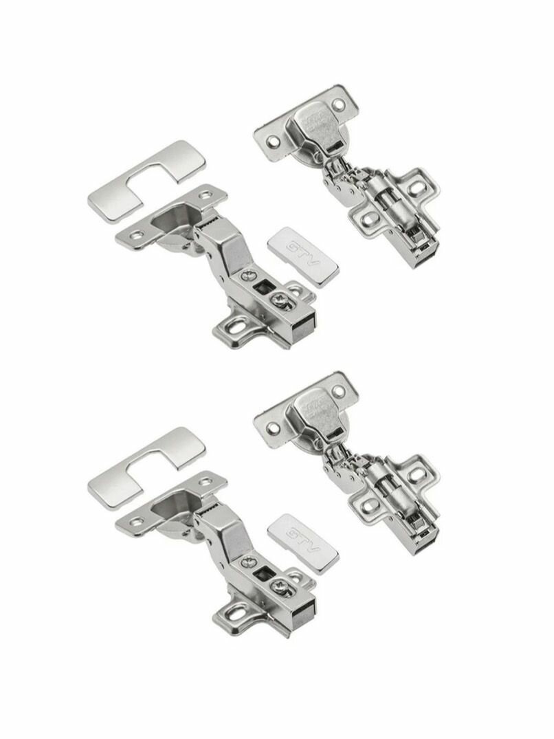 Петля вкладная (внутренняя) GTV Prestige (Польша) с доводчиком (комплект 4 шт.)