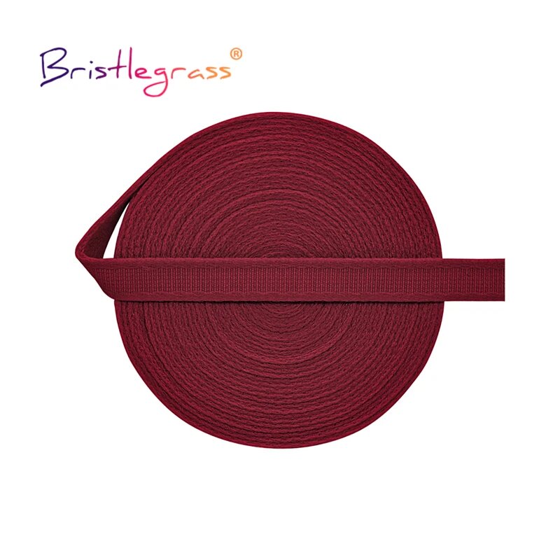 BRISTLEGRASS Эластичная лента для бюстгальтера 10 ярдов Бордовый, Scarlet, 5 Yards