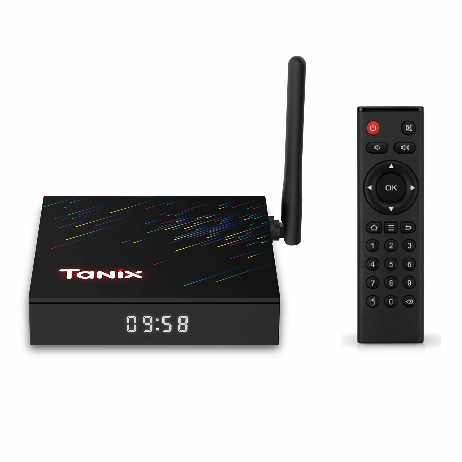 TANIX TX68 TV Box Android 12.0 Allwinner H618 4K 4 ядра 2.4G&5G WiFi BT5.0 AV1 H.265 VP9 декодирование пульт ДУ