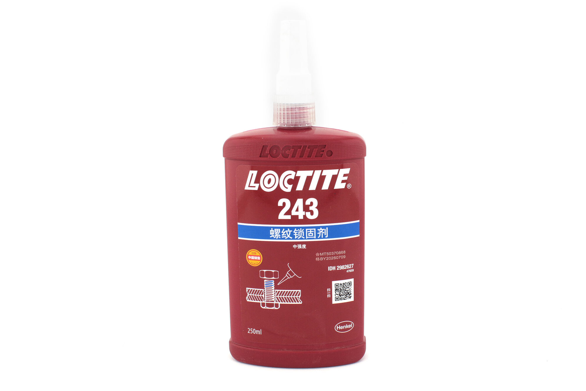 Резьбовой фиксатор средней прочности Loctite 243 250 мл