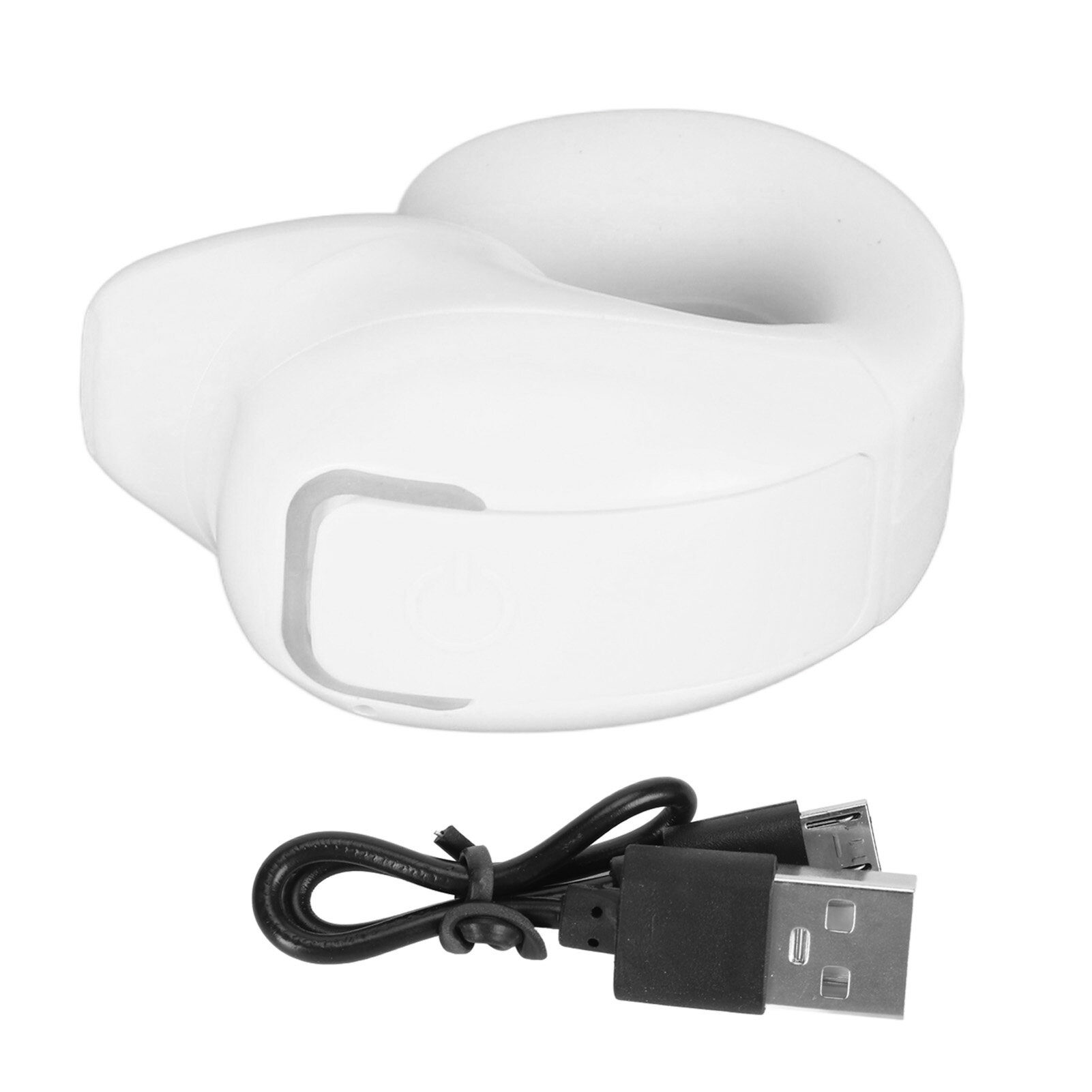 GD28 Наушники с открытым ухом Bluetooth5.3 Беспроводной одиночный наушник с зажимом для ушей IPX4 Водонепроницаемые наушники для бега и езды на велосипеде Белый