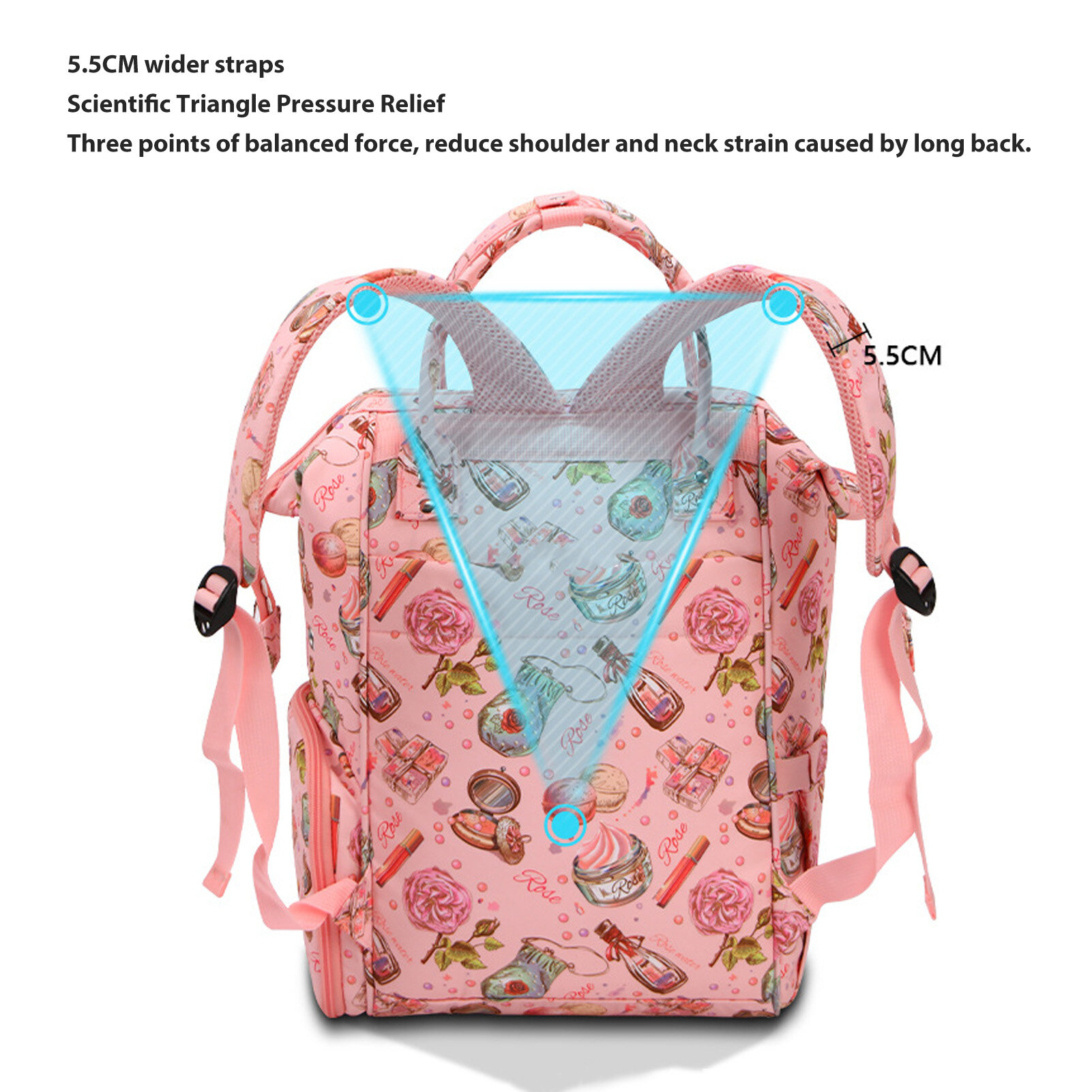 Вязаная сумка-рюкзак Водонепроницаемая сумка для вязания крючком большой емкости с USB-портом для зарядки для вязальных крючков Вязальная игла моток пряжи