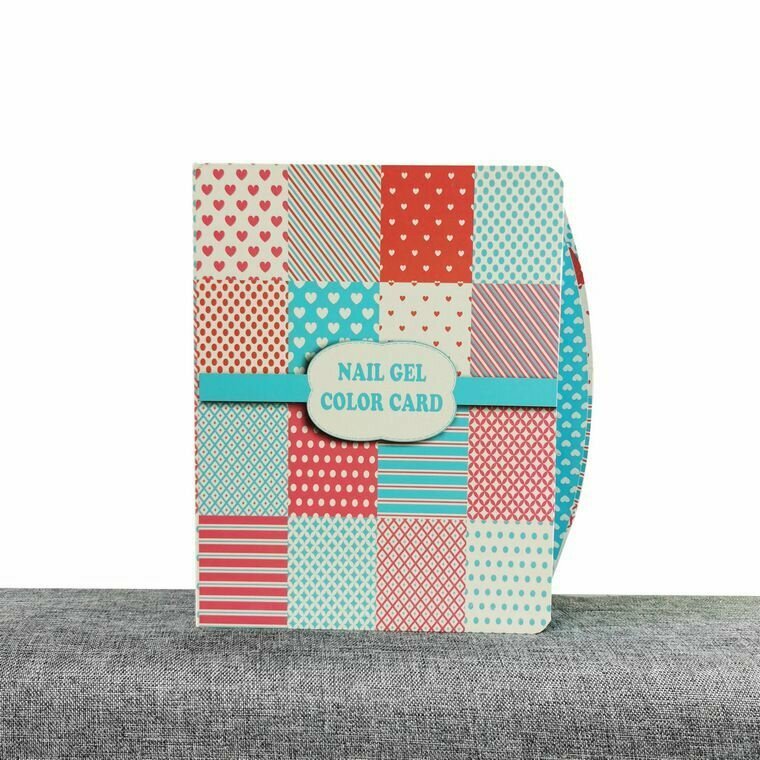 Книга палитра для гель-лаков, Альбом книга-палитра для демонстрации типс, гель-лаков