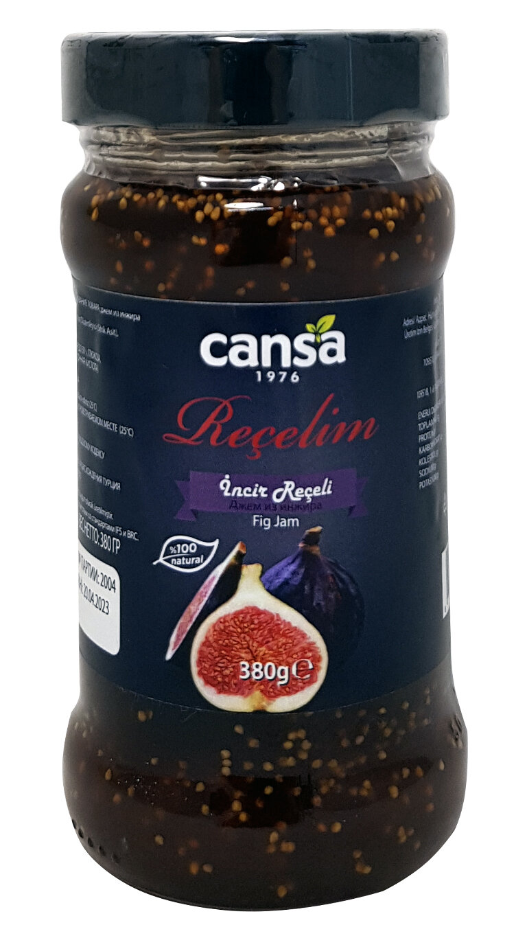 Турецкое варенье из инжира, "Cansa", Incir receli, 380гр.