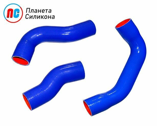 Силиконовые патрубки интеркулера Jumper Boxer Ducato 0382LJ (комплект 3 штуки)