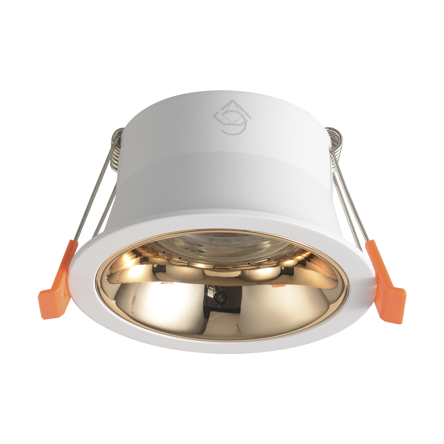 Встраиваемый светильник Crystal Lux Clt 081 CLT 081C WH-GO, GU10, кол-во ламп:1шт, Белый