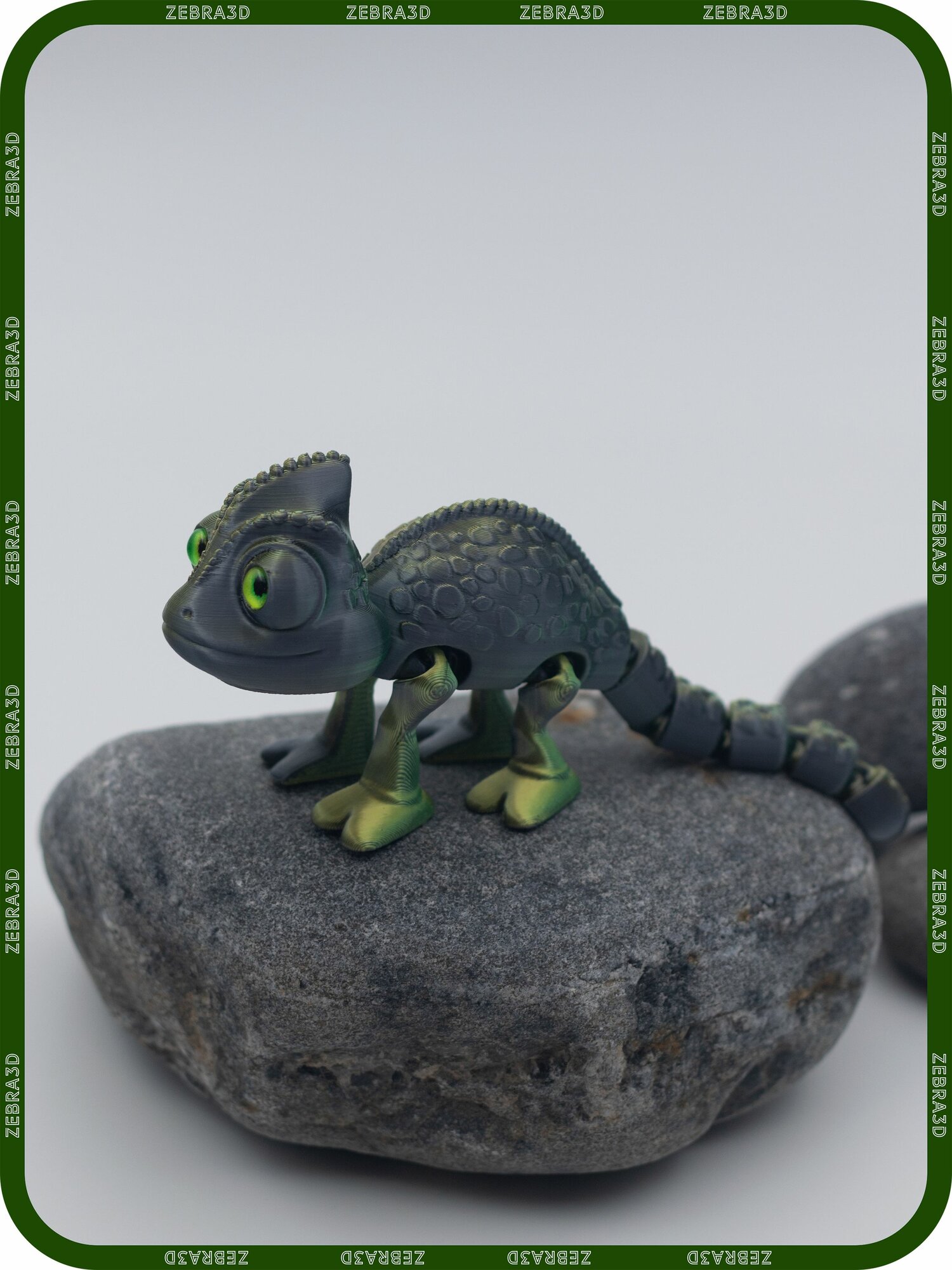 Ящерица Игрушка / Хамелеон 3Д / Подвижный Антистресс / Подарки