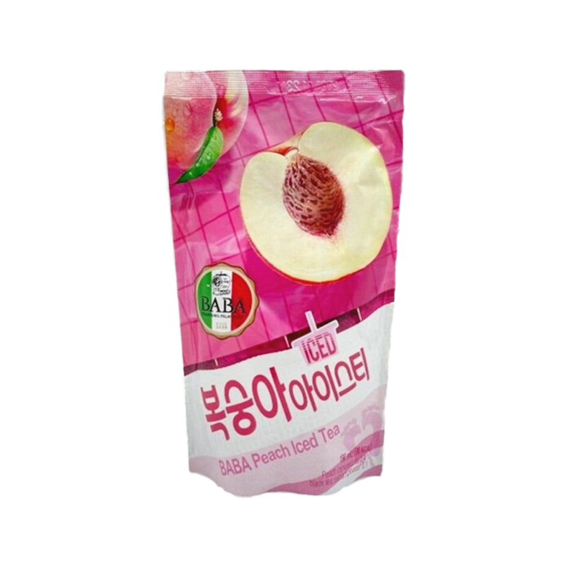 Концентрат BABA Peach ice tea персик с сахаром 190 мл, Южная Корея