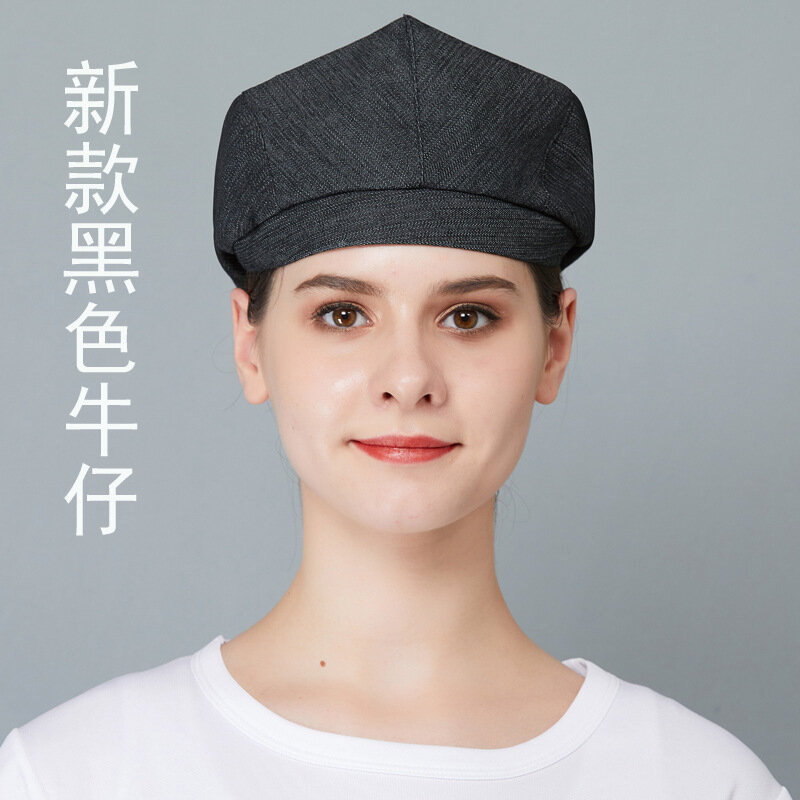 Шляпа "Кейтеринг", джинсовая, унисекс, черная