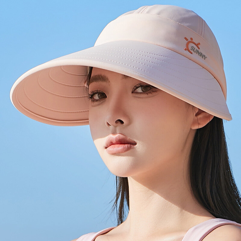 Шляпа женская, с большими полями, защита от ультрафиолета