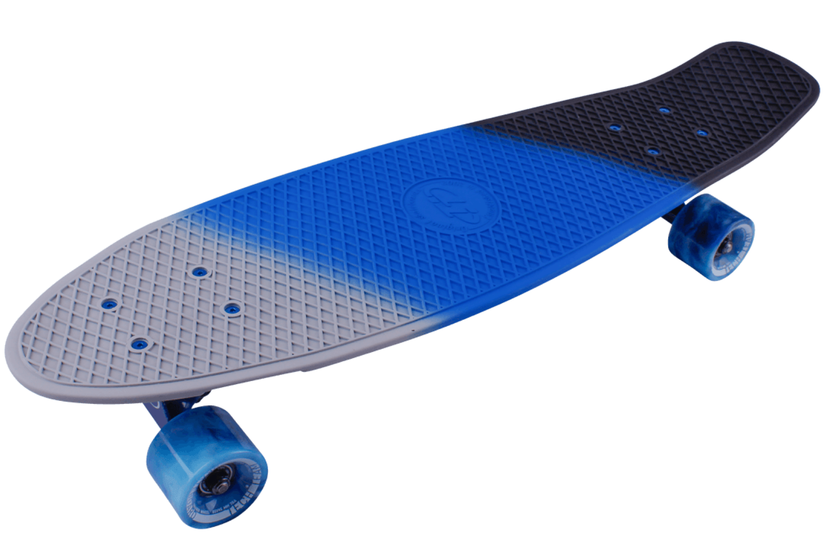 Круизёр Tech Team Tricolor 27, 69х19см, Abec 7 - Grey/Dark Blue
