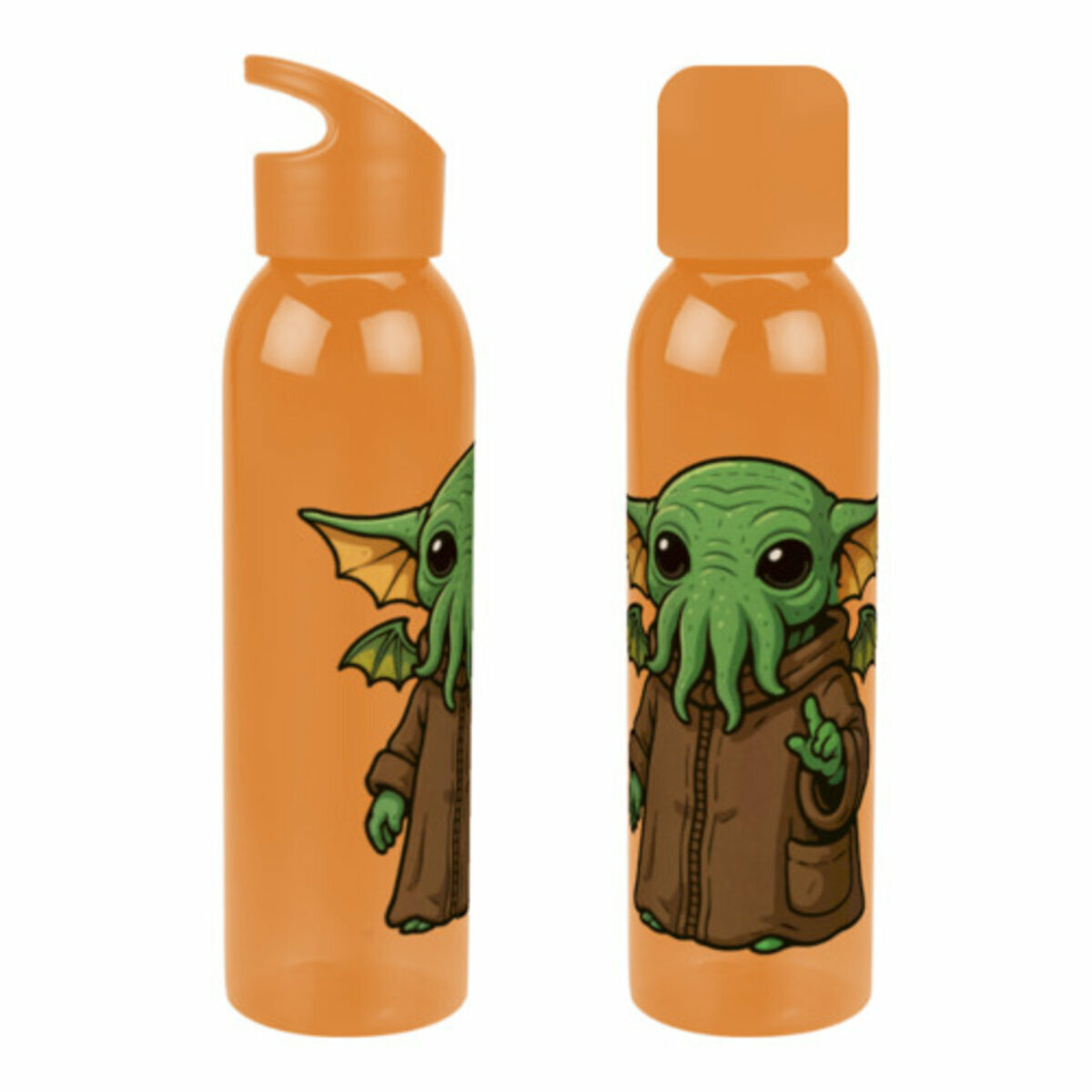 Бутылка для воды «Грогу-Ктулху» (оранжевый)