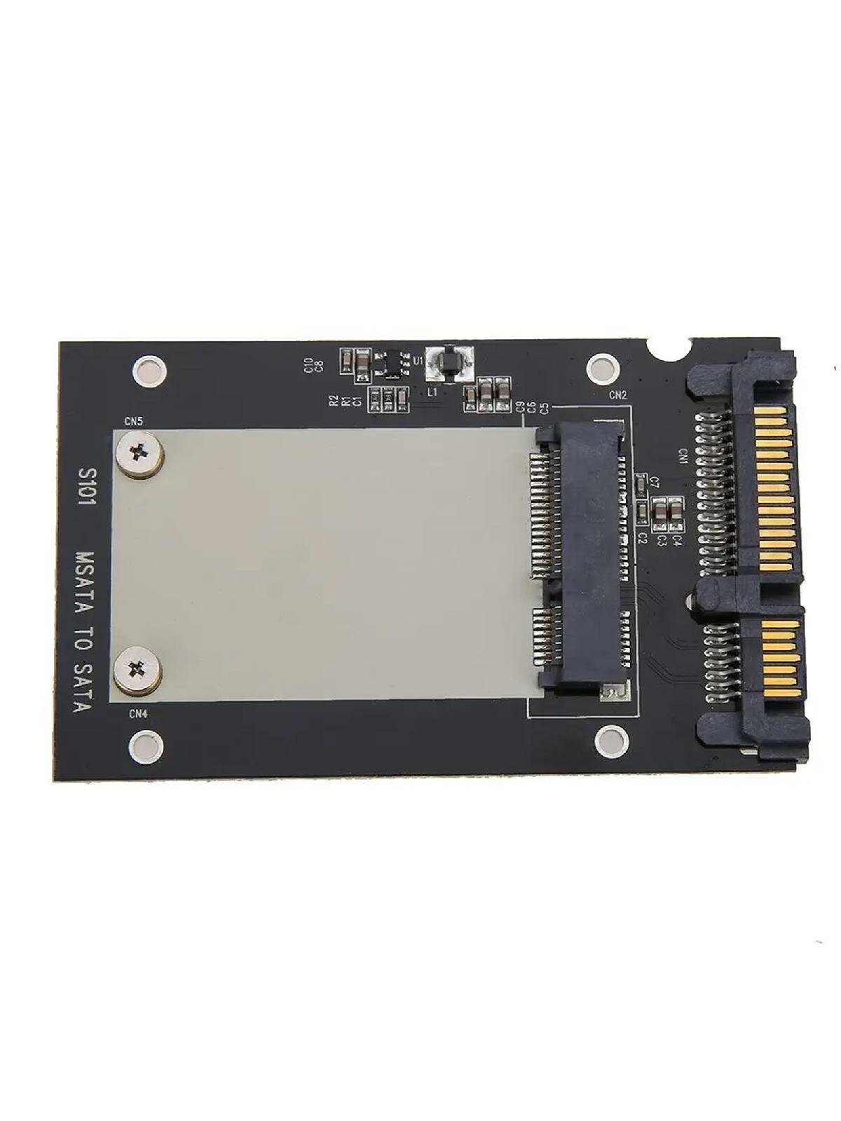 High Speed Quality mSATA to SATA Adapter for mSATA SSD Seamless Connection Boost Your Data Transmission 7cm Height