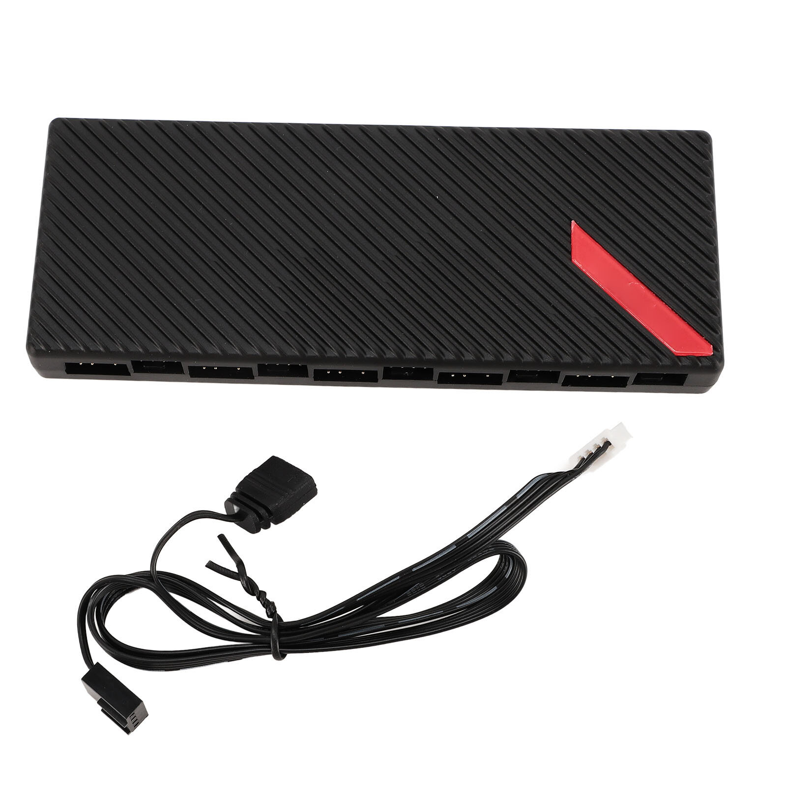 Концентратор вентиляторов ARGB, магнитное основание, питание SATA, на 10 вентиляторов