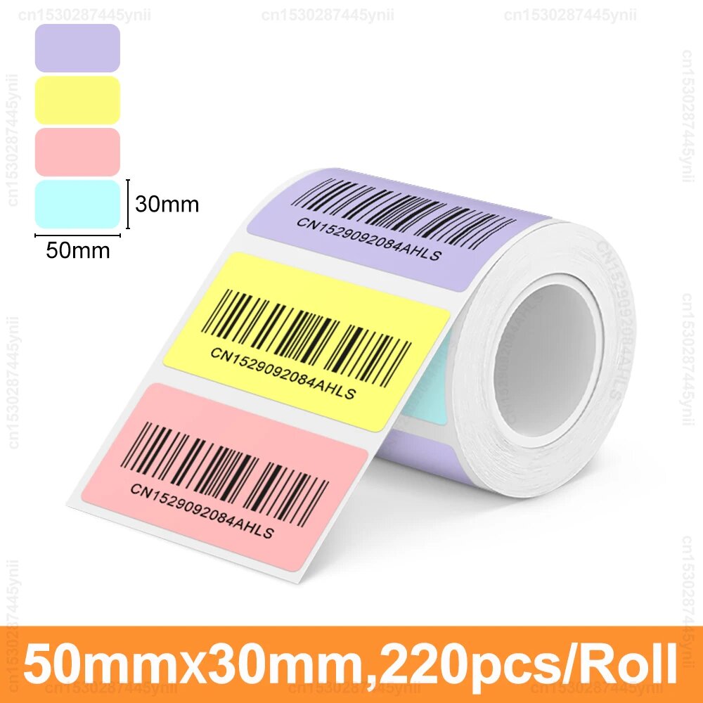 Этикетки для товаров, 50х30 мм, Square 50-30mm