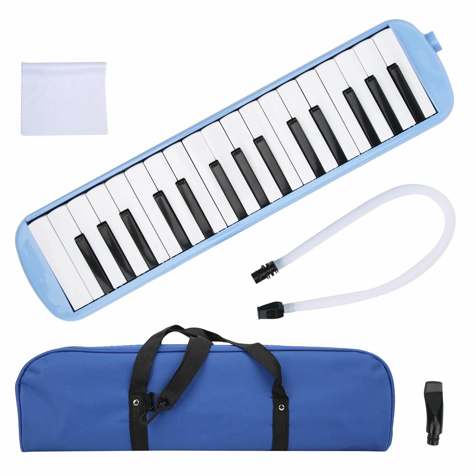 Melodica 32-клавишный ABS Wind черный и белый клавишный инструмент для начинающих, набор для обучения музыке