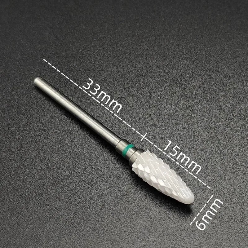 Керамические твердосплавные сверла для ногтей, вращающиеся фрезы, фрезы для ногтей, электрическая дрель, инструменты для маникюра и педикюра