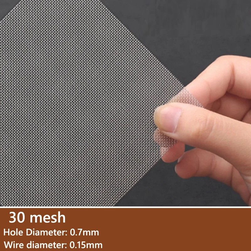 Сетчатый фильтр из нержавеющей стали 30 Mesh, 30x90 см