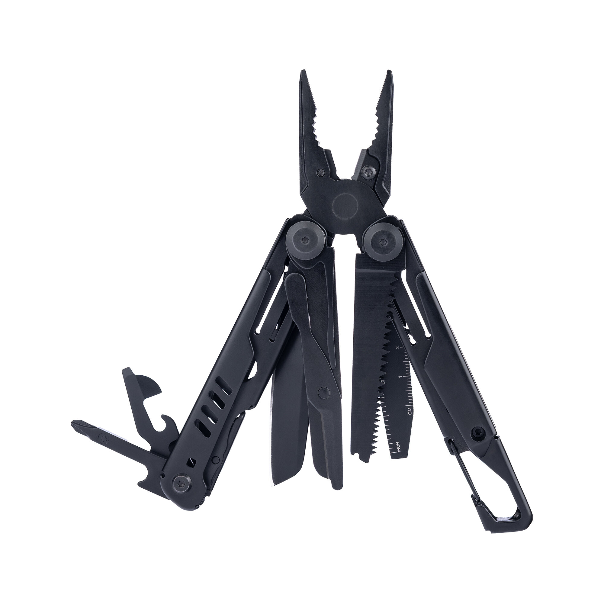 Мультитул TRD TRUE TOOL 15B 15 функций (нож 440A, пила, кусачки, чехол)