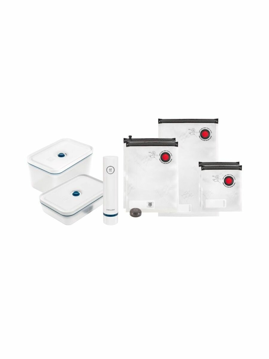 Вакуумный упаковщик ZWILLING FRESH & SAVE 8 предметов, с пакетами для хранения 36815-017-0