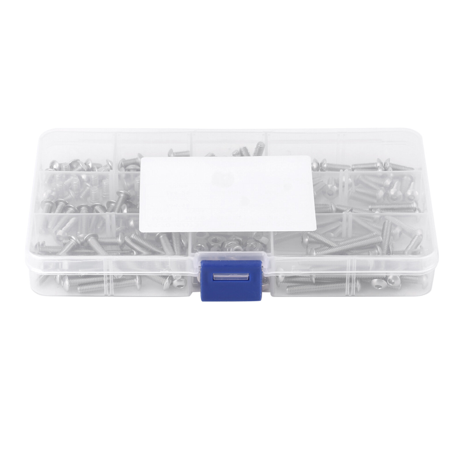 Набор из 210 винтов с шестигранной головкой и гаек из нержавеющей стали SS304 (M4).