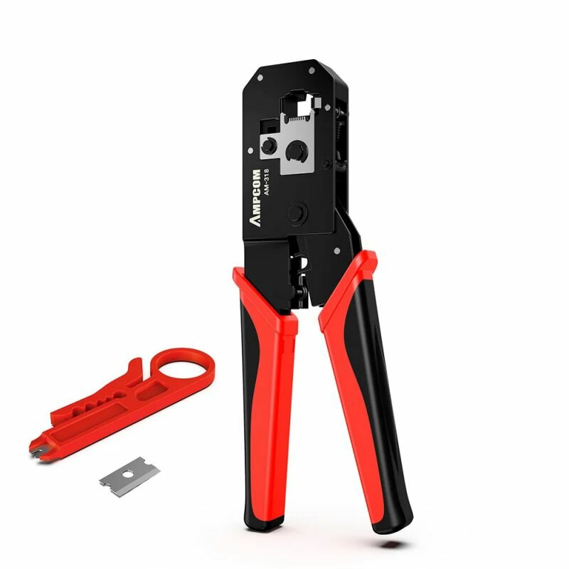 Инструмент для обжима RJ45, сетевой LAN-кабель Ethernet, клещи для зачистки 8P RJ45, 6P RJ12 RJ11 для модульного разъема