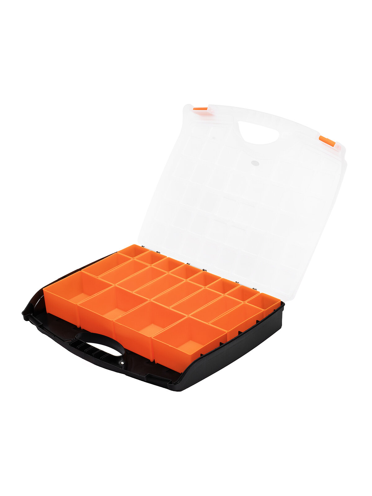 Органайзер Stels с контейнерами, пластик, защелки, ручка, 425х330х60 мм 90725