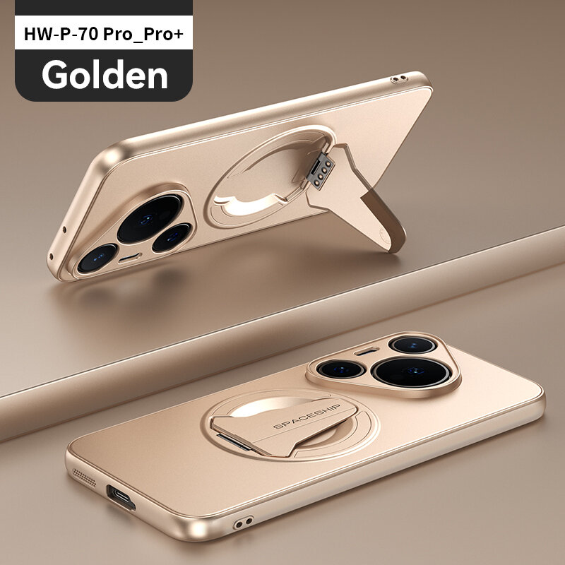 Чехол для Huawei Pura 70 Pro / Хуавей Пура 70 Про+, матовая поверхность, чехол-кардиомонитор, поликарбонат (PC), защита камеры, ударопрочный, усиленные углы, soft touch, Huawei, Huawei Pura 70 Pro, golden