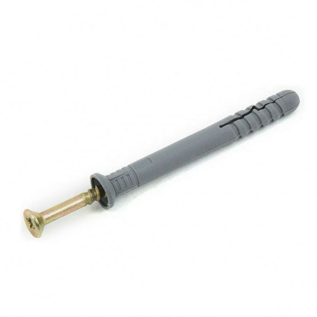Дюбель-гвозди Кач-Крепеж, потайной бортик, для бетона, камня, кирпича, газобетона, 8x80 мм, 80 штук