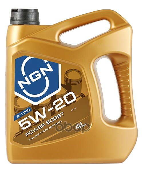 NGN Масло моторное синт. SN/CF POWER BOOST A-LINE 5W-20 4л.