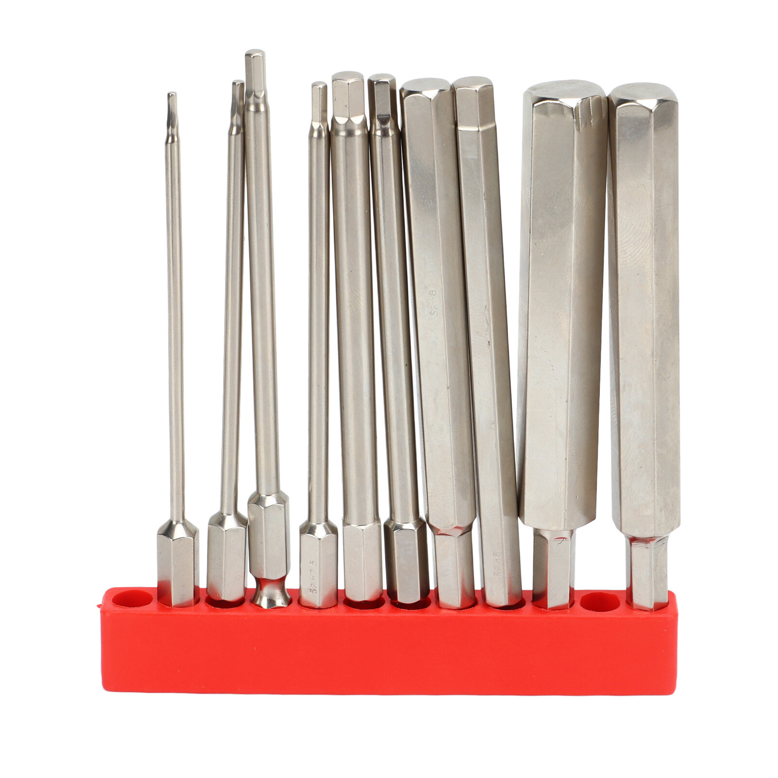 Шестивальница буровой бит 1/4 дюйма Shank Metric размеры от 1,5 мм до 12 мм S2 Стальная шестигранная битовая отвертка бита