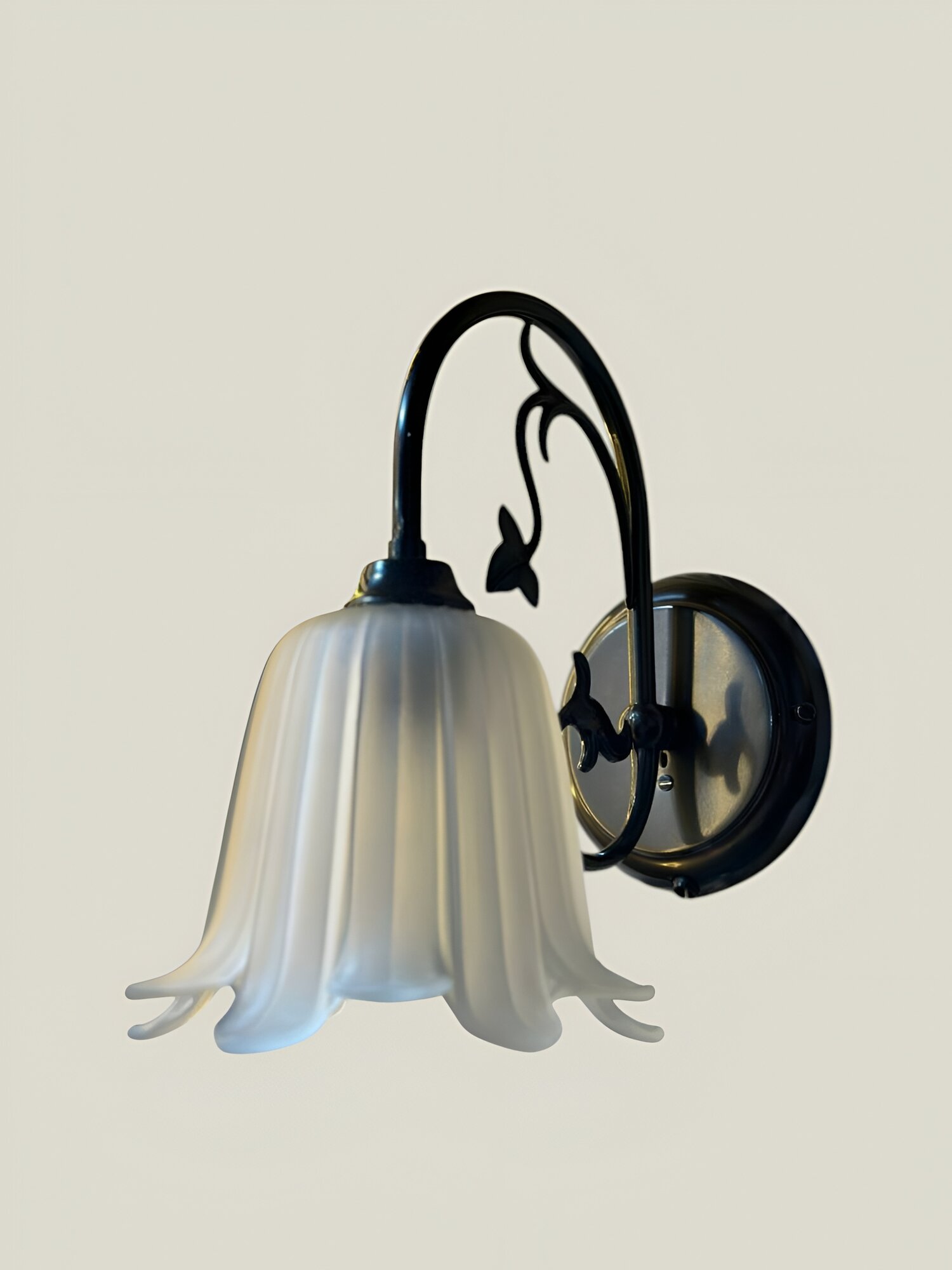 Светильник настенный бра классическое винтаж цветок СССР